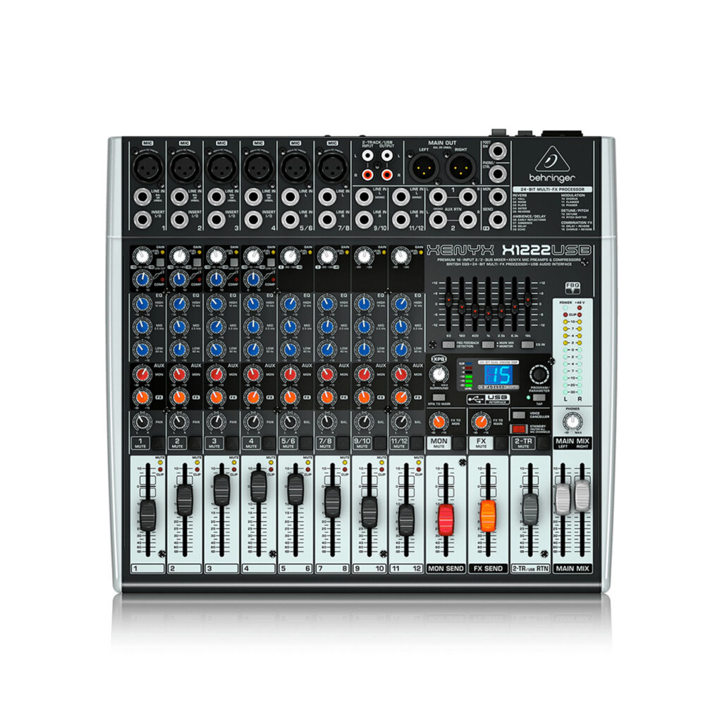 CONSOLA BEHRINGER X1222USB | Ccm Tienda Del Sonido